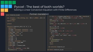 SFSCON23 - Emily Bourne Yaman Güçlü - Pyccel write Python code, get ...