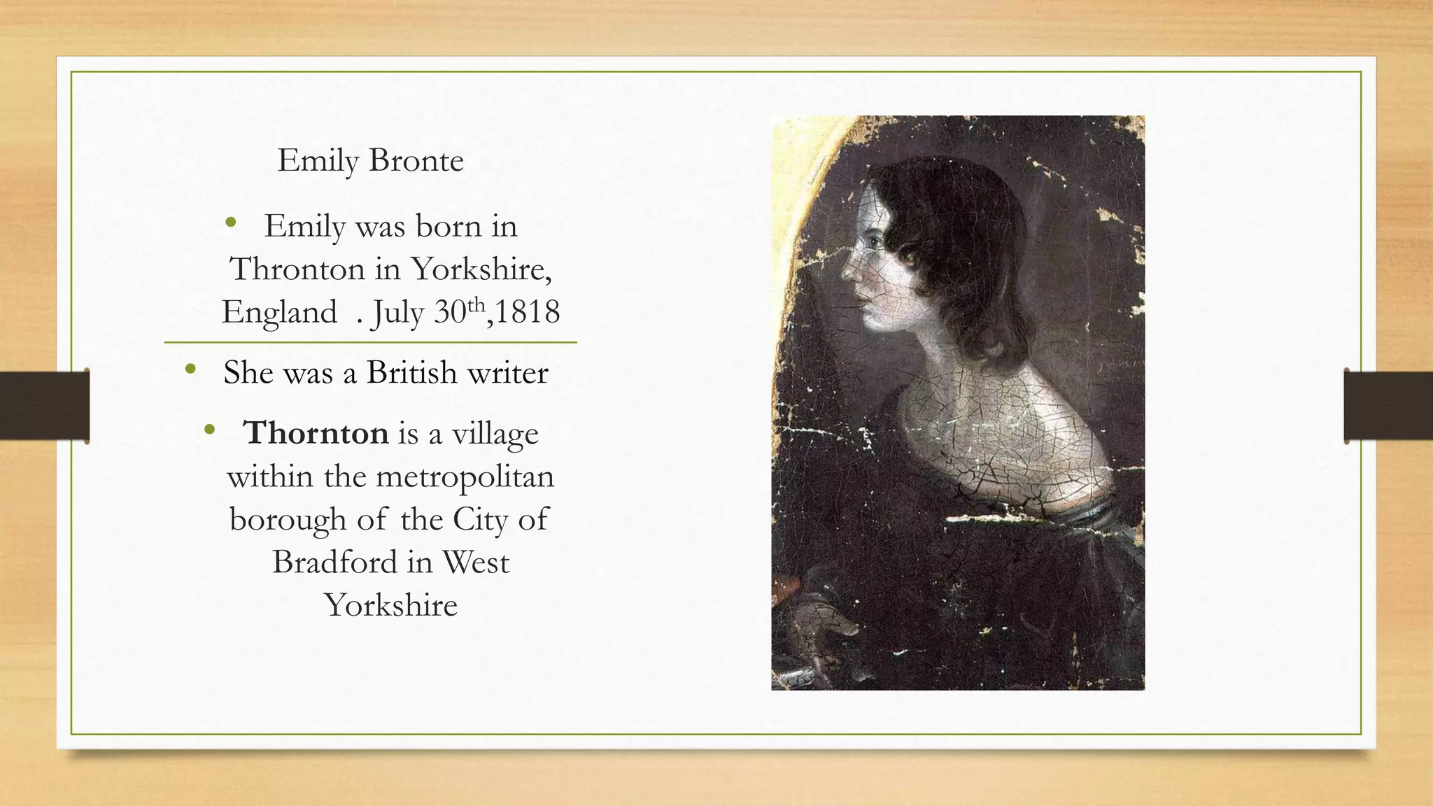 Emily bronte | PPT