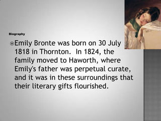 Emily Bronte | PPTX