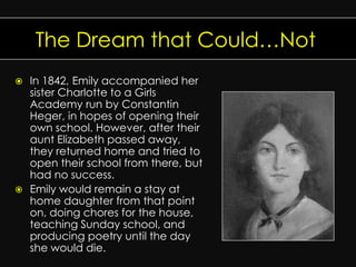 Emily Bronte Power Point | PPTX