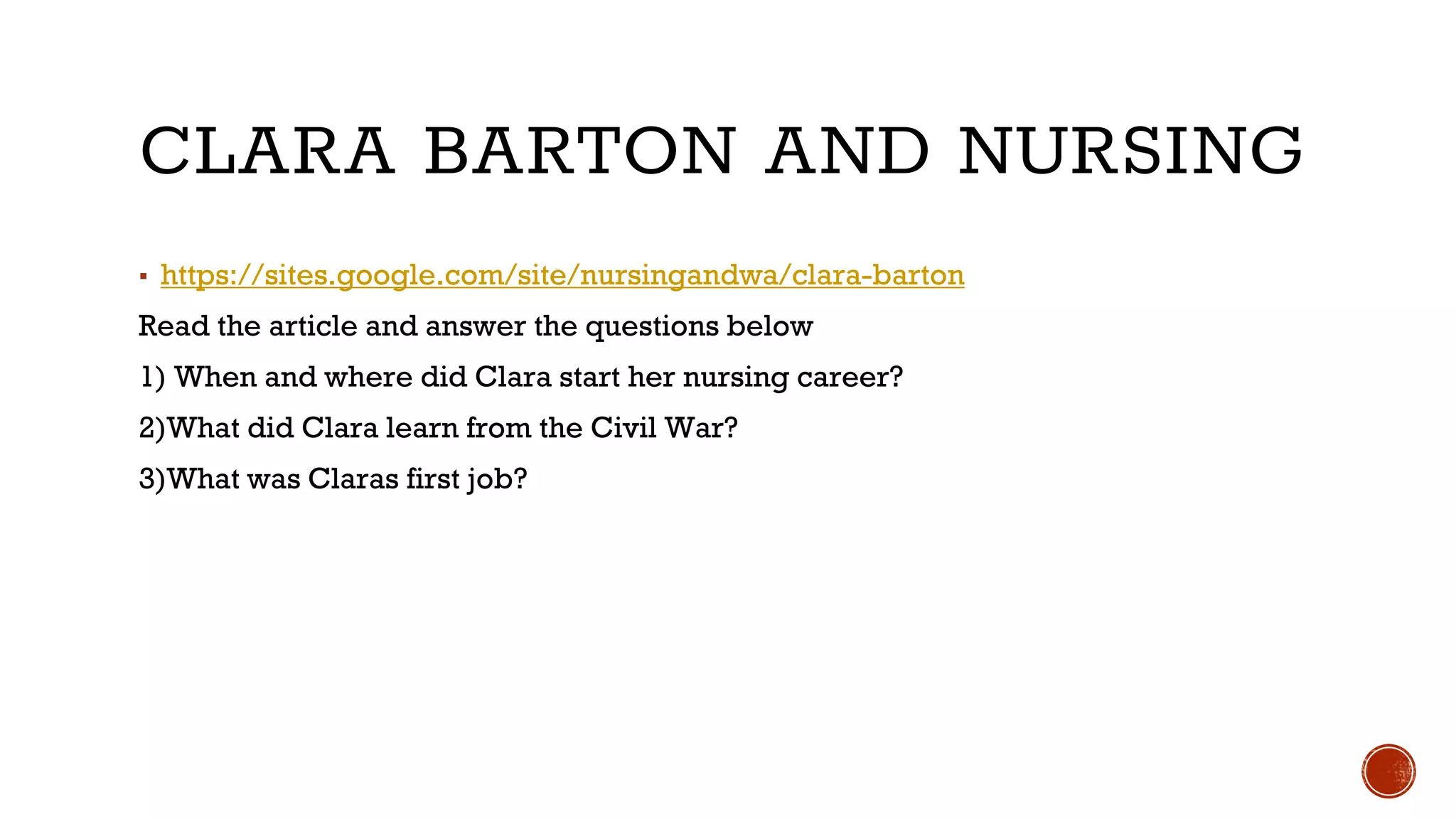 Clara Barton | PPT