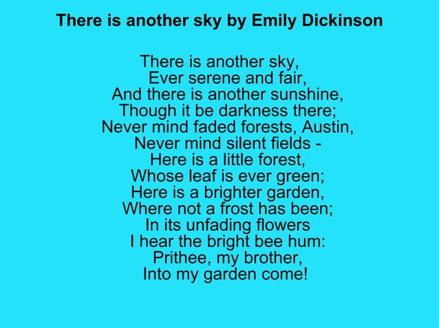 Emily Dickinson | PPT