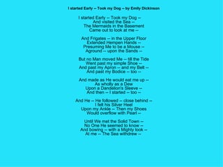 Emily Dickinson | PPT