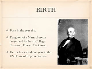 Emily dickinson | KEY | Poetry | Books and Literature