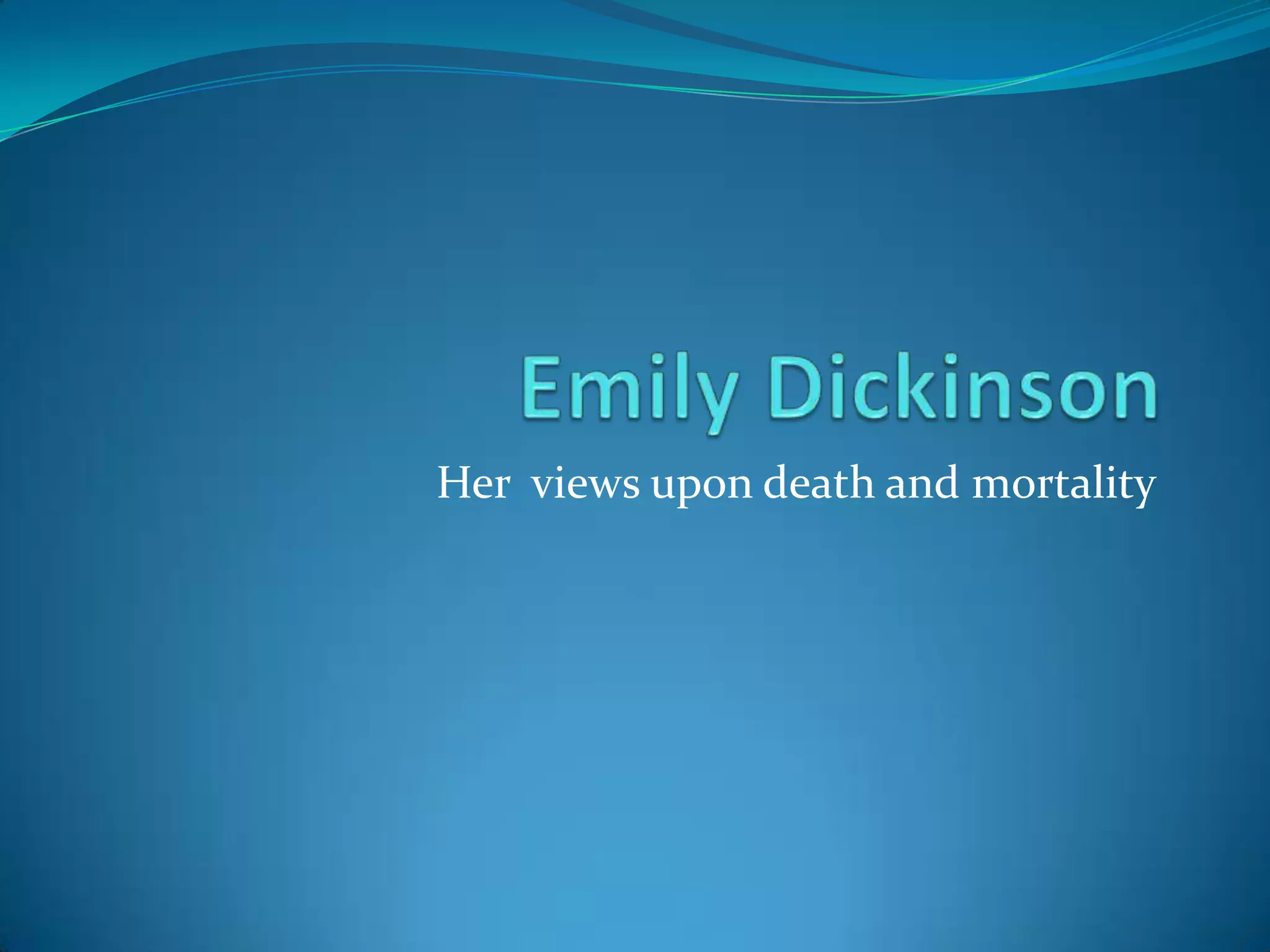 Emily Dickinson | PPTX