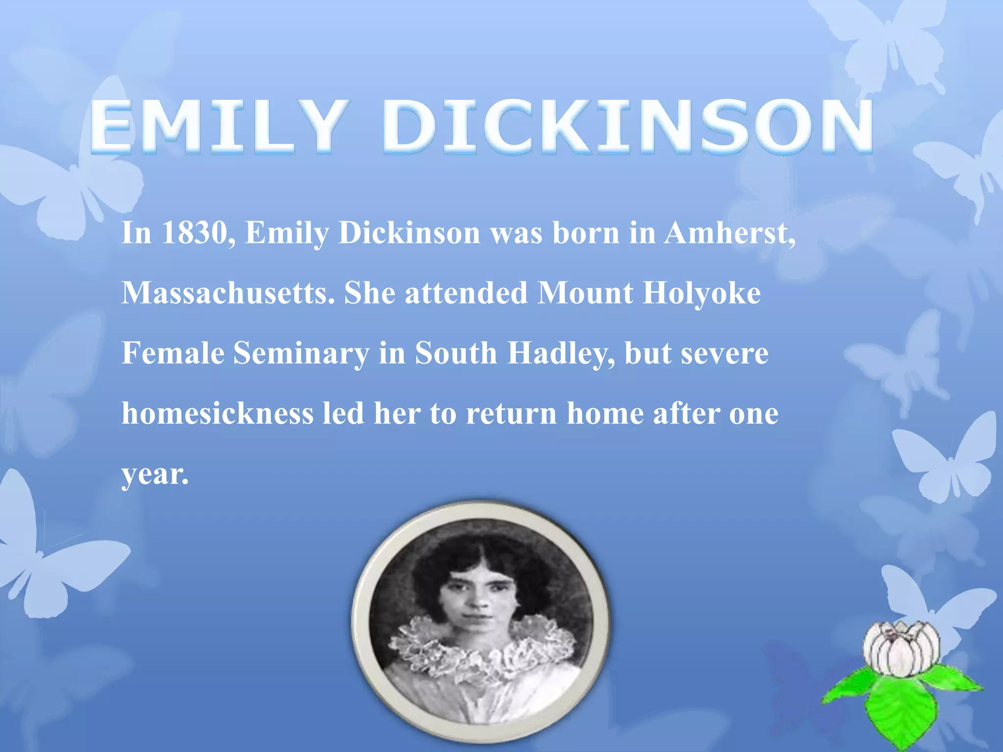 Emily dickinson | PPTX | Poetry | Books and Literature