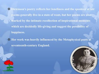 Emily dickinson | PPTX | Poetry | Books and Literature