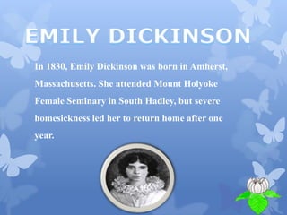Emily dickinson | PPT