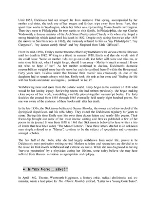 Emily Dickinson | PDF