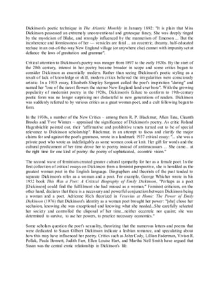 Emily Dickinson | PDF