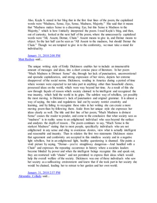 Emily dickinson | DOCX