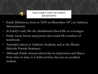 Emily Dickinson | PPT