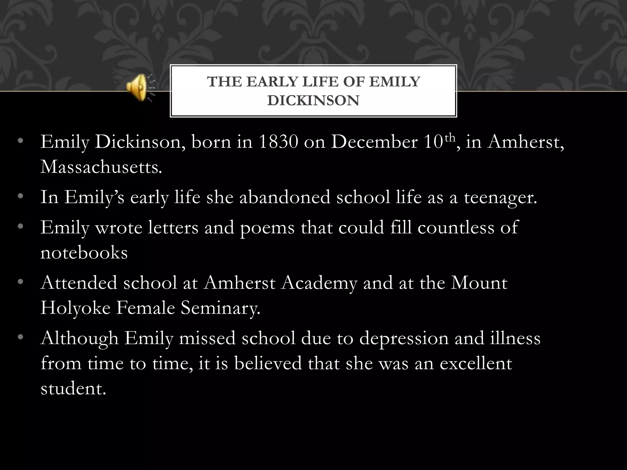 Emily Dickinson | PPTX