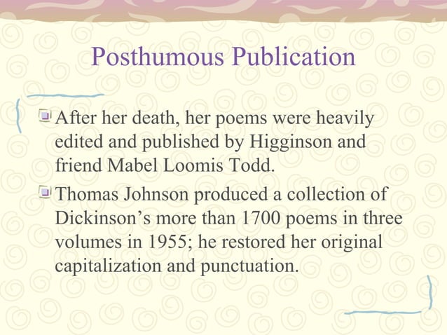 Emily dickinson | PPT