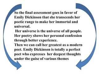 Emily dickinson | PPTX
