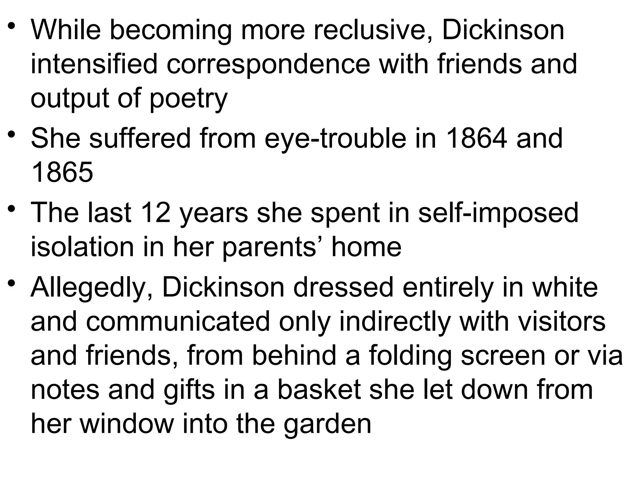 Emily dickinson bio | PPT