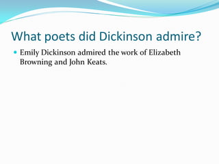 Emily dickinson1 | PDF | Poetry | Books and Literature