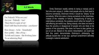 EMILY DICKINSON_I'm Nobody_Who are you_STYLISTIC ANALYSIS.pptx