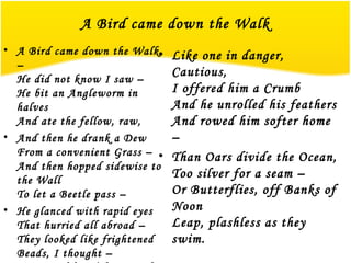 Emily Dickinson poems | PPT