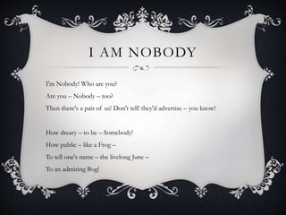 Emily Dickinson Warm-Up | PPTX