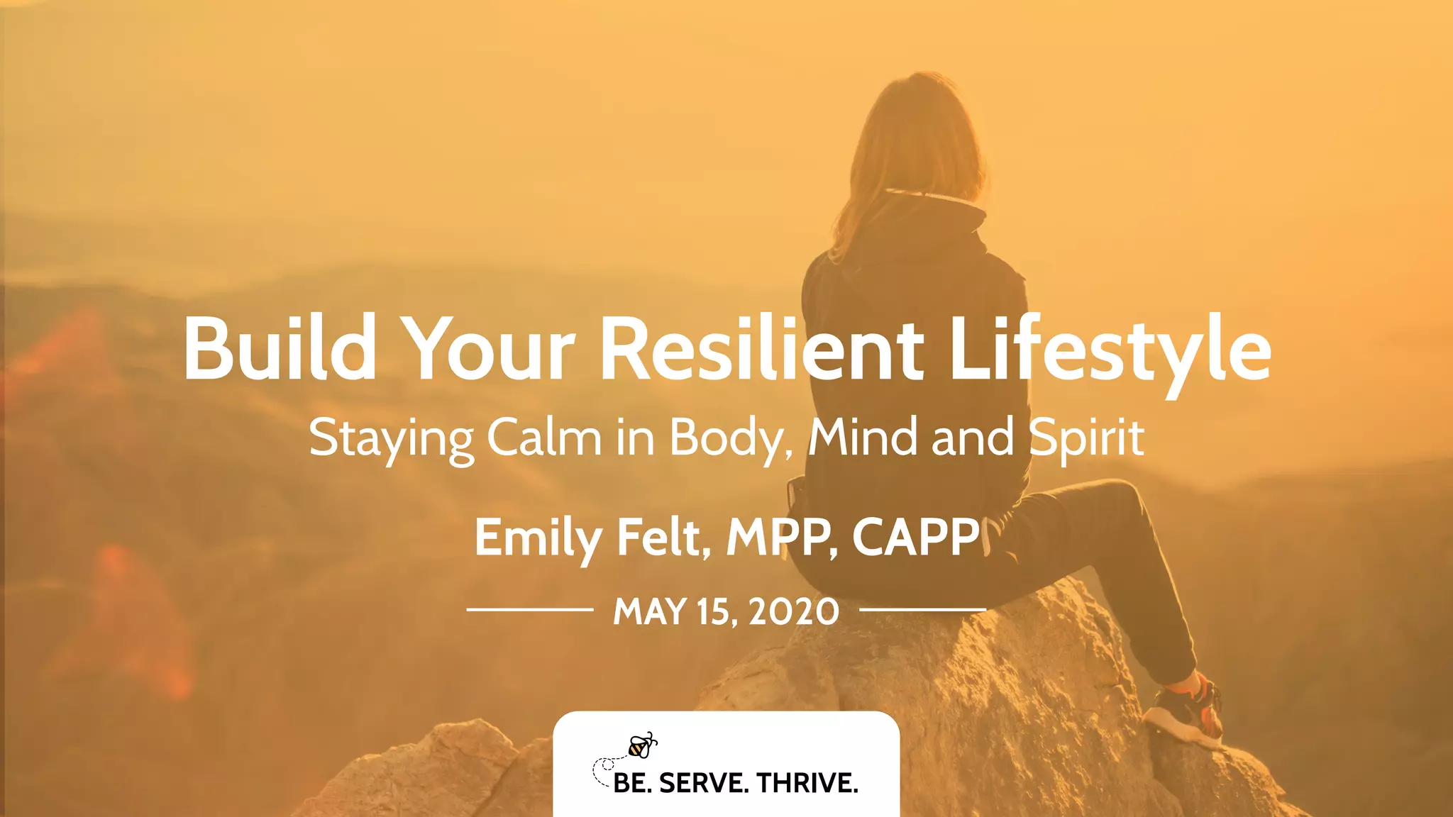 Emily Felt -Your Resilient Lifestyle (COVID Support Workshop 2020) | PPT