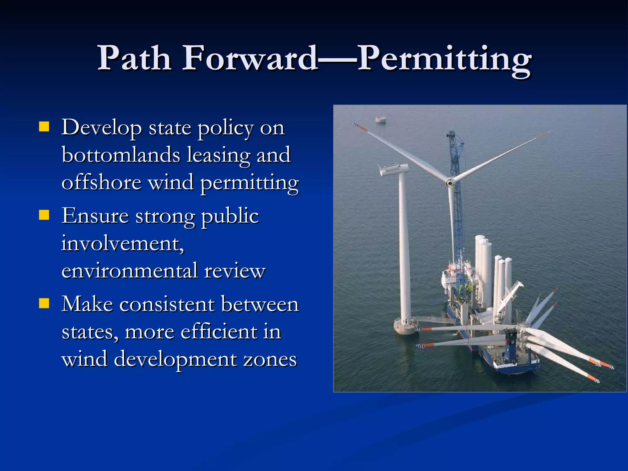 Offshore Wind: Balancing efficiency and accountability | PPT