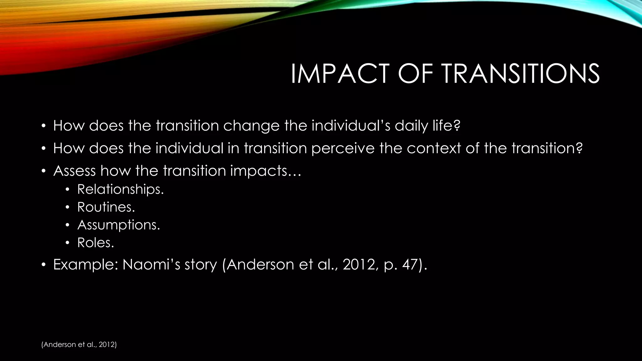 Schlossberg's Transition Theory | PDF