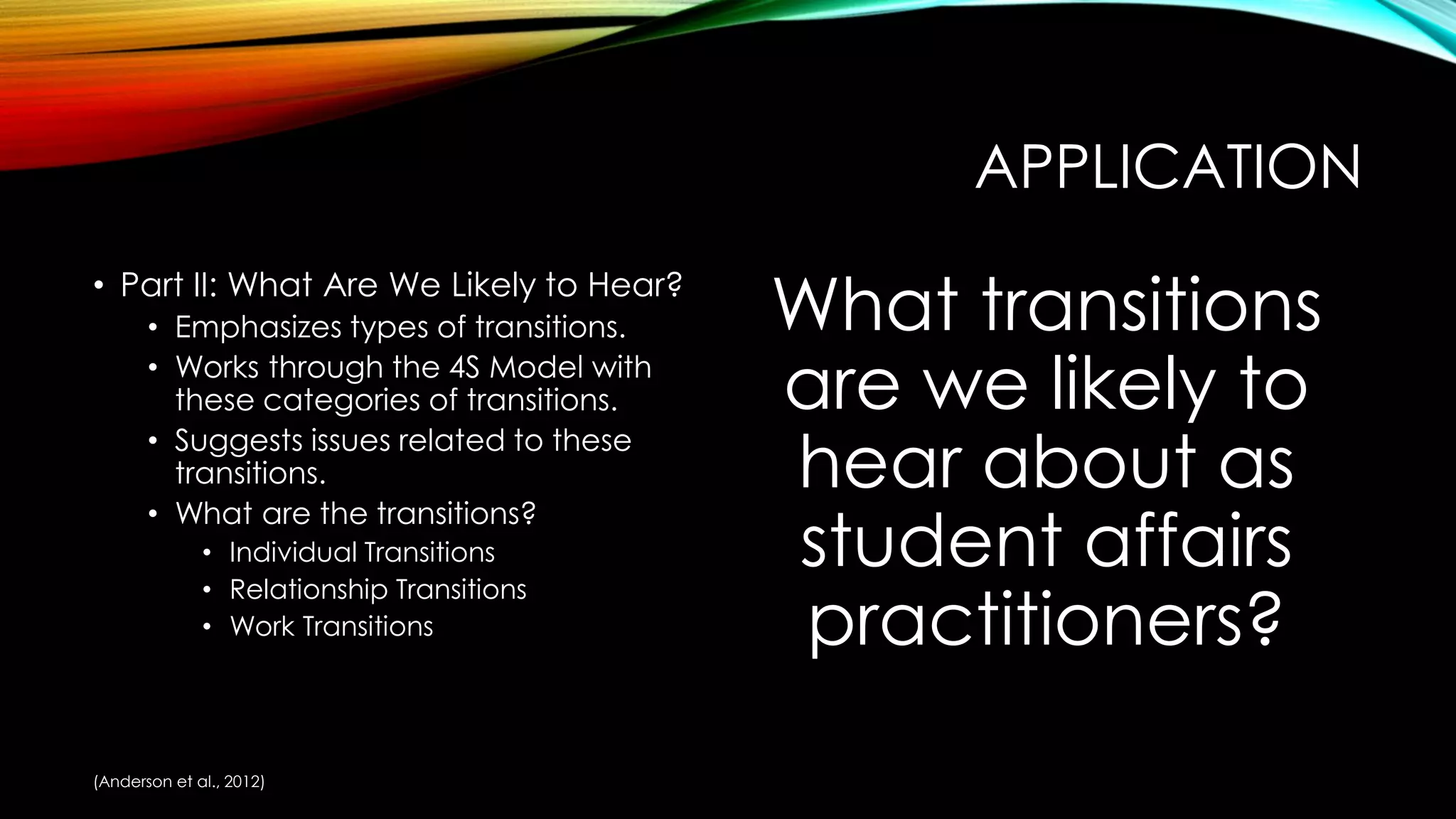 Schlossberg's Transition Theory | PDF