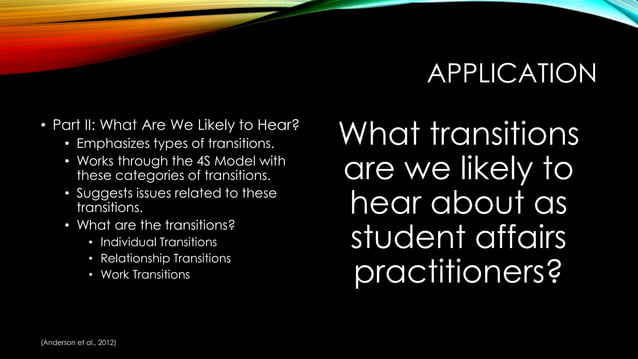 Schlossberg's Transition Theory | PDF | Adult Education | Education
