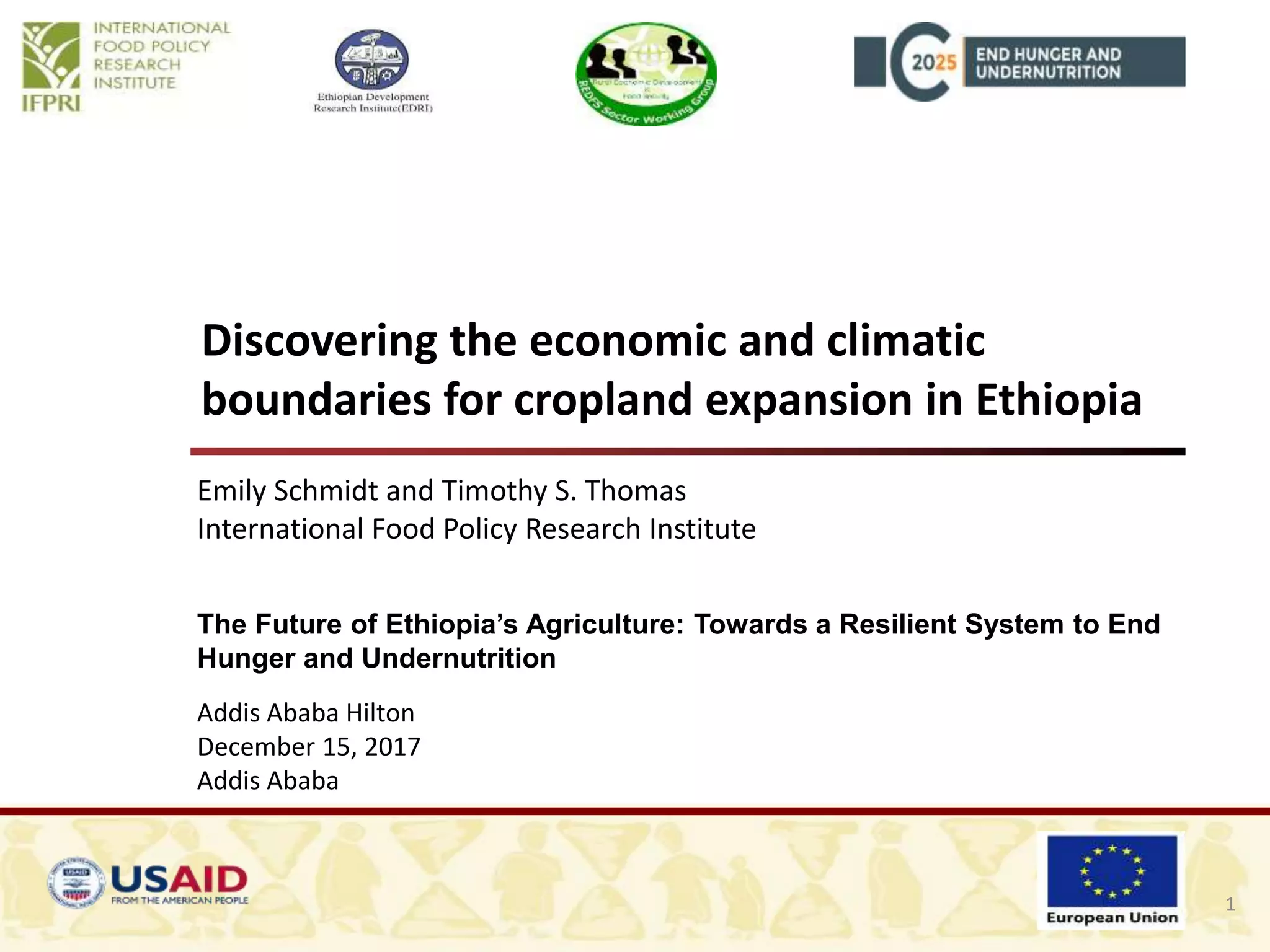 Discovering the economic and climatic boundaries for cropland expansion ...