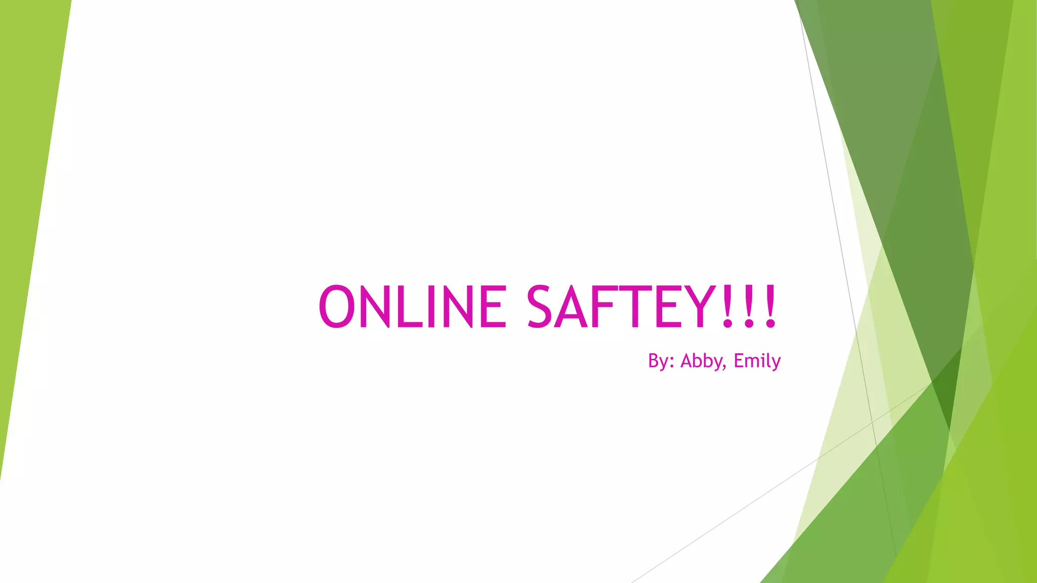 Online Safety | PPT