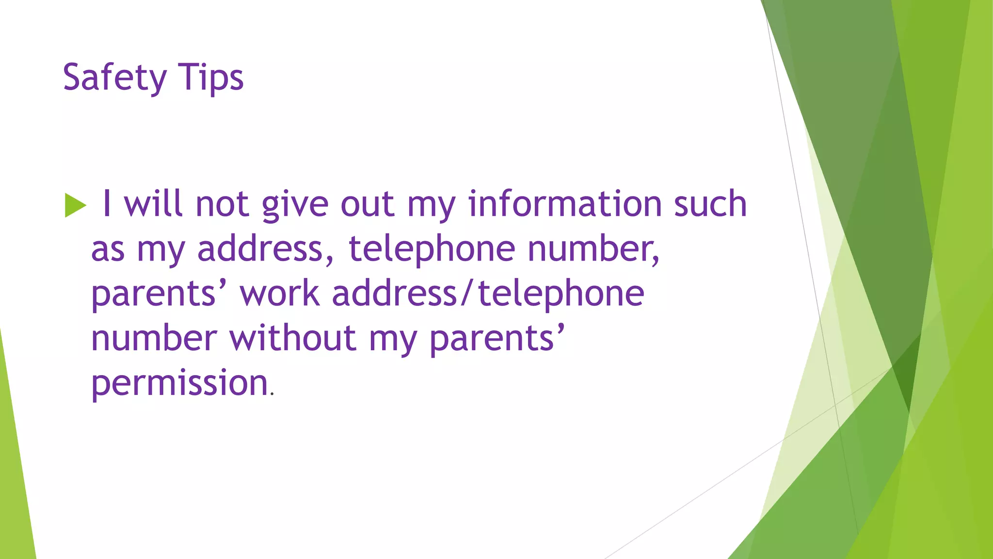 Online Safety | PPTX