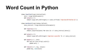 Python Map Reduce vs Scalding | PPT