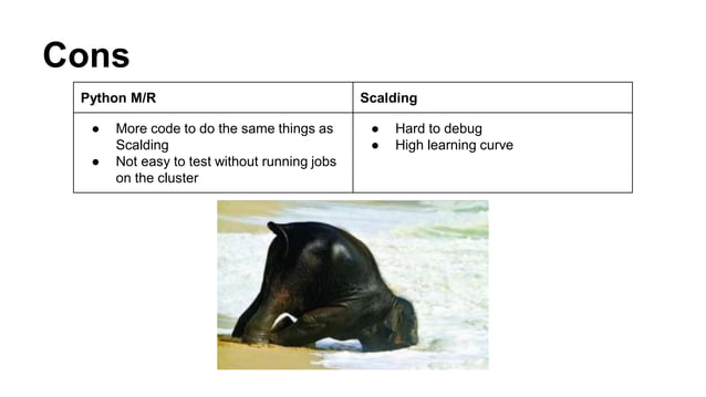 Python Map Reduce vs Scalding | PPT