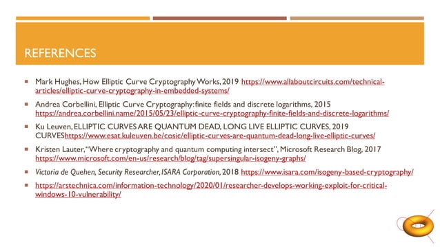 Elliptic Curves In Cryptography Pdf Physics Science