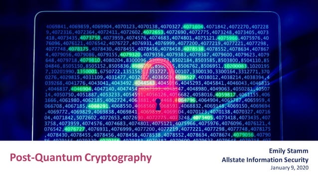 Emily Stamm - Post-Quantum Cryptography | PDF | Information and Network Security | Computing