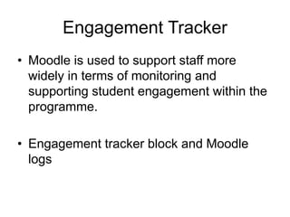 Tracking student engagement in Moodle Emily Webb | PDF