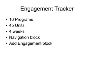Tracking student engagement in Moodle Emily Webb | PPT