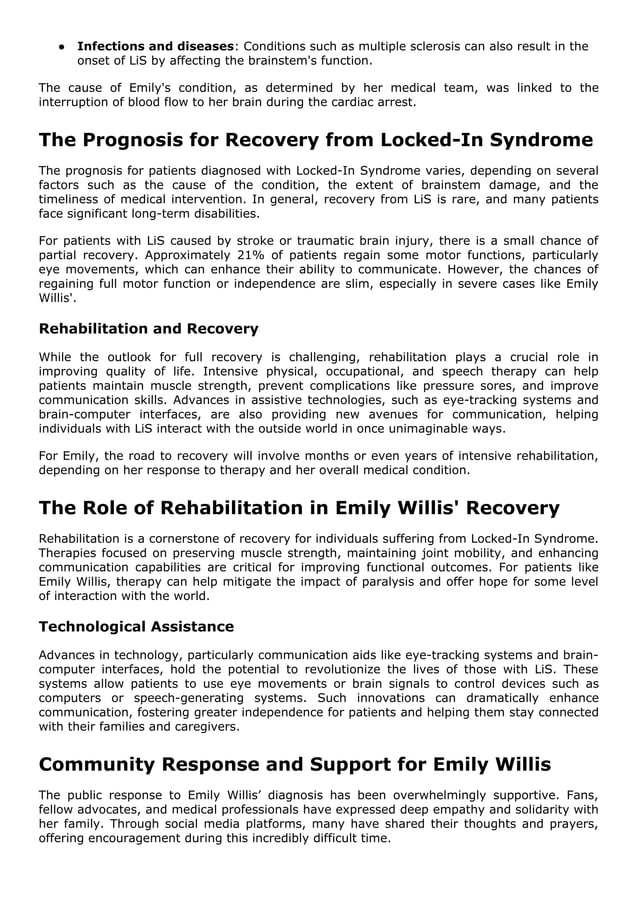 Emily Willis Journey with Locked-In Syndrome_ Medical Insights ...