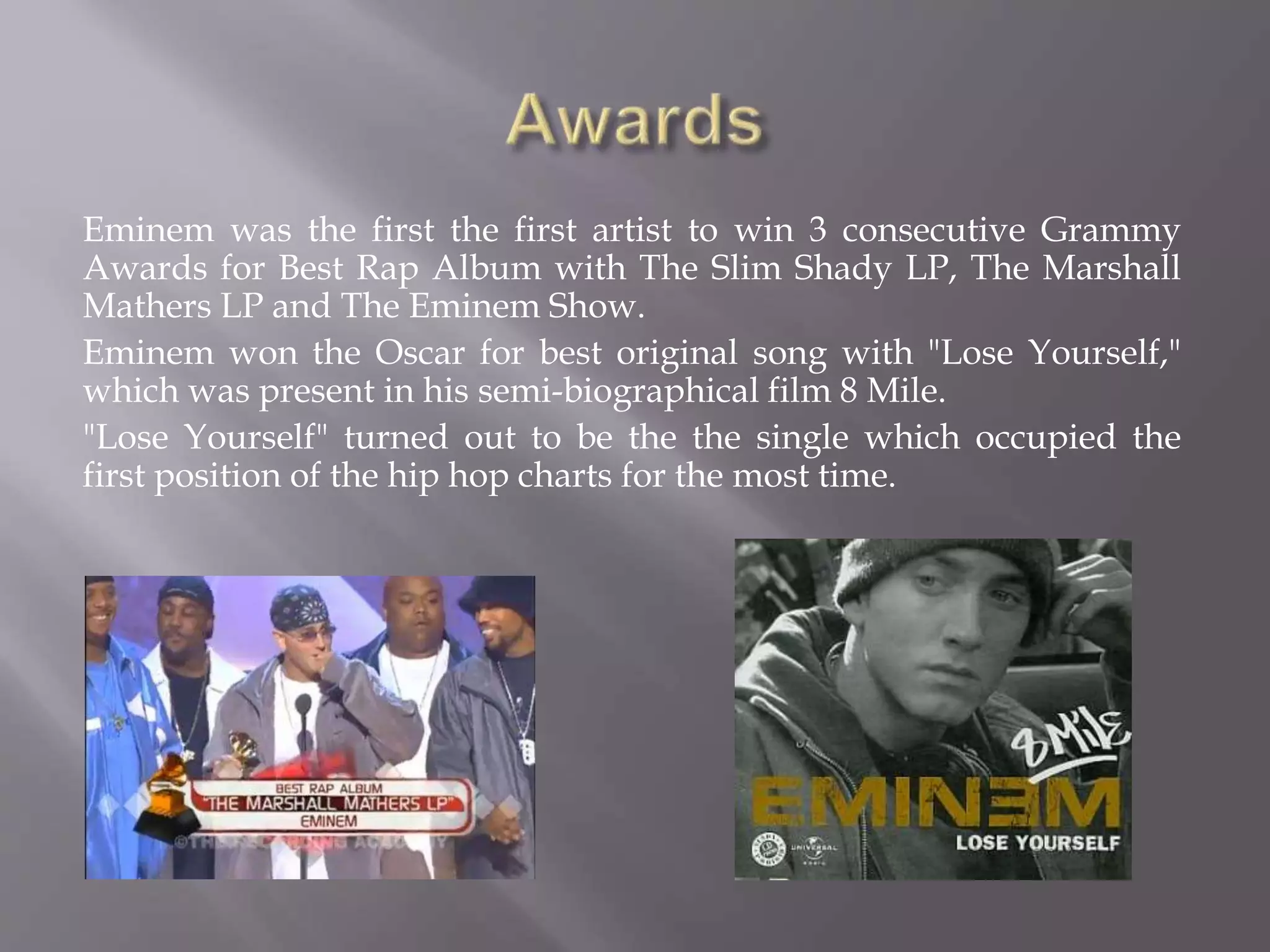 Eminem Biography | PPTX