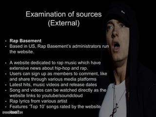 Age of Information - Eminem | PPTX