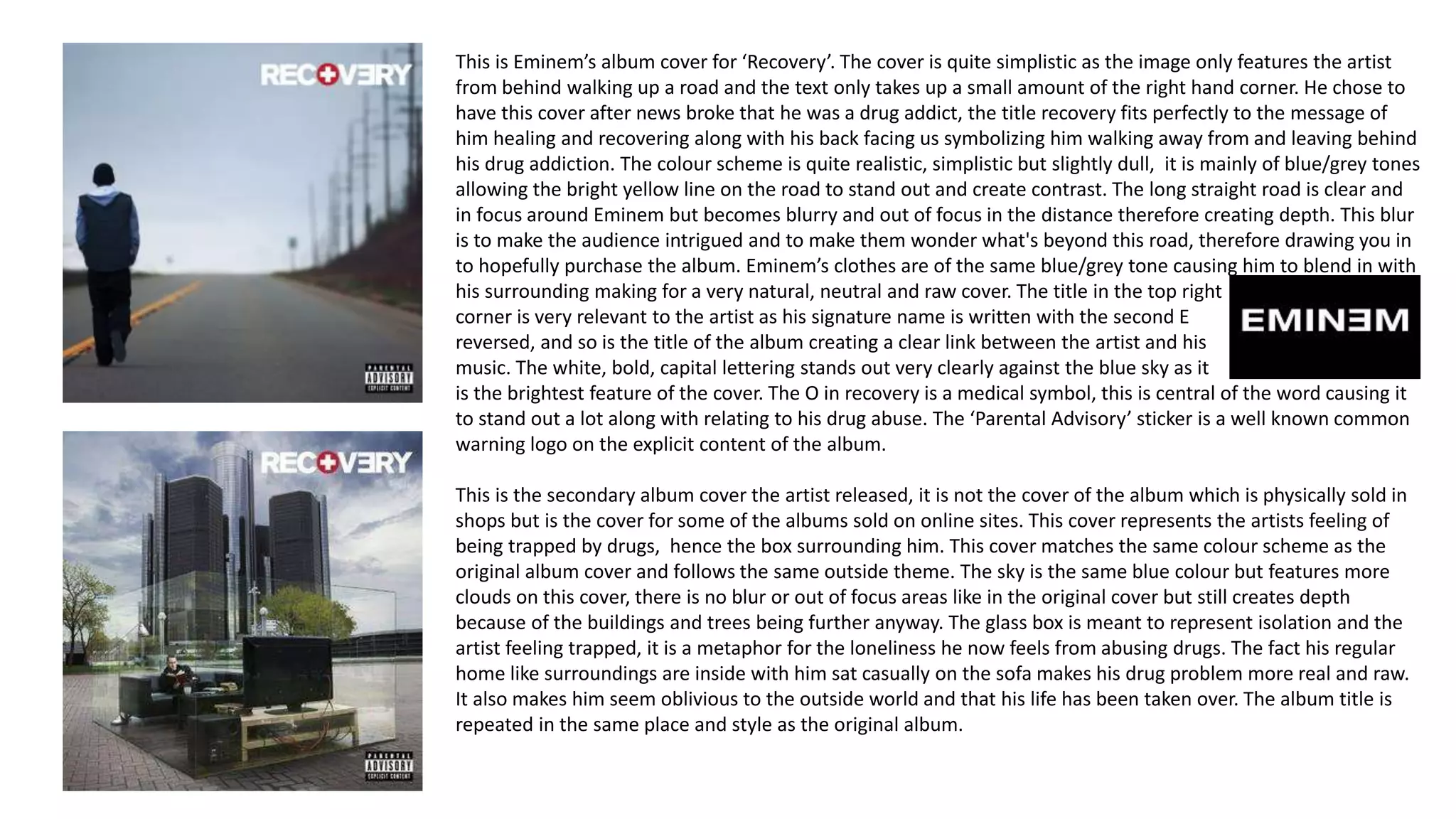 Eminem album analysis | PPTX