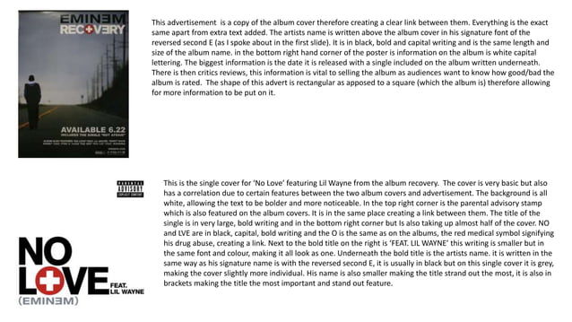 Eminem album analysis | PPTX