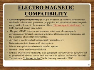 Electromagnetic Interference & Electromagnetic Compatibility | PPTX
