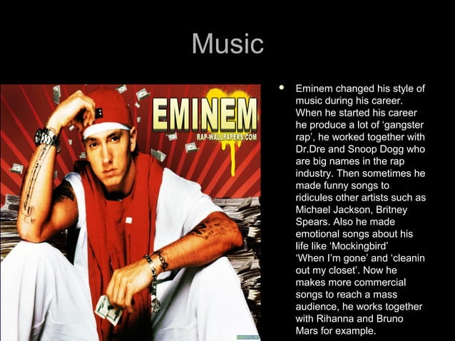 Eminem towards his career | PPT