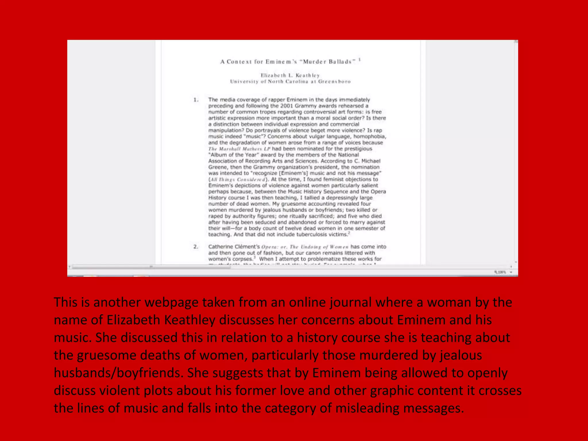 Eminem research | PPTX