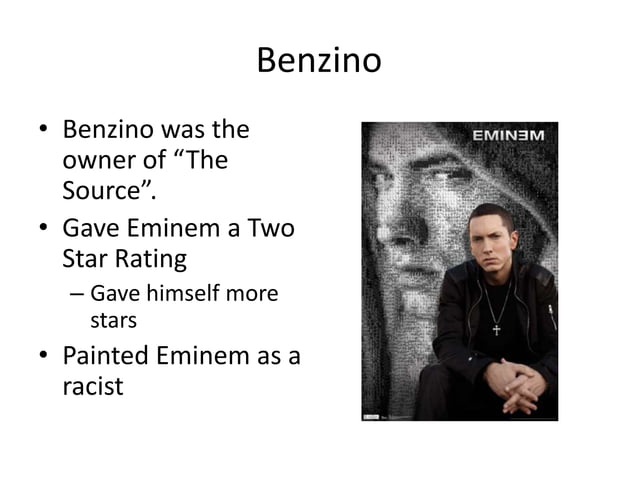 Eminem’s enemies and rivals | PPTX