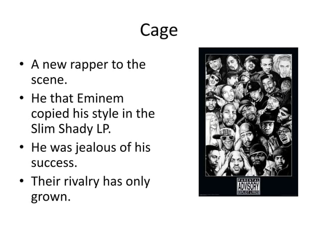 Eminem’s enemies and rivals | PPTX