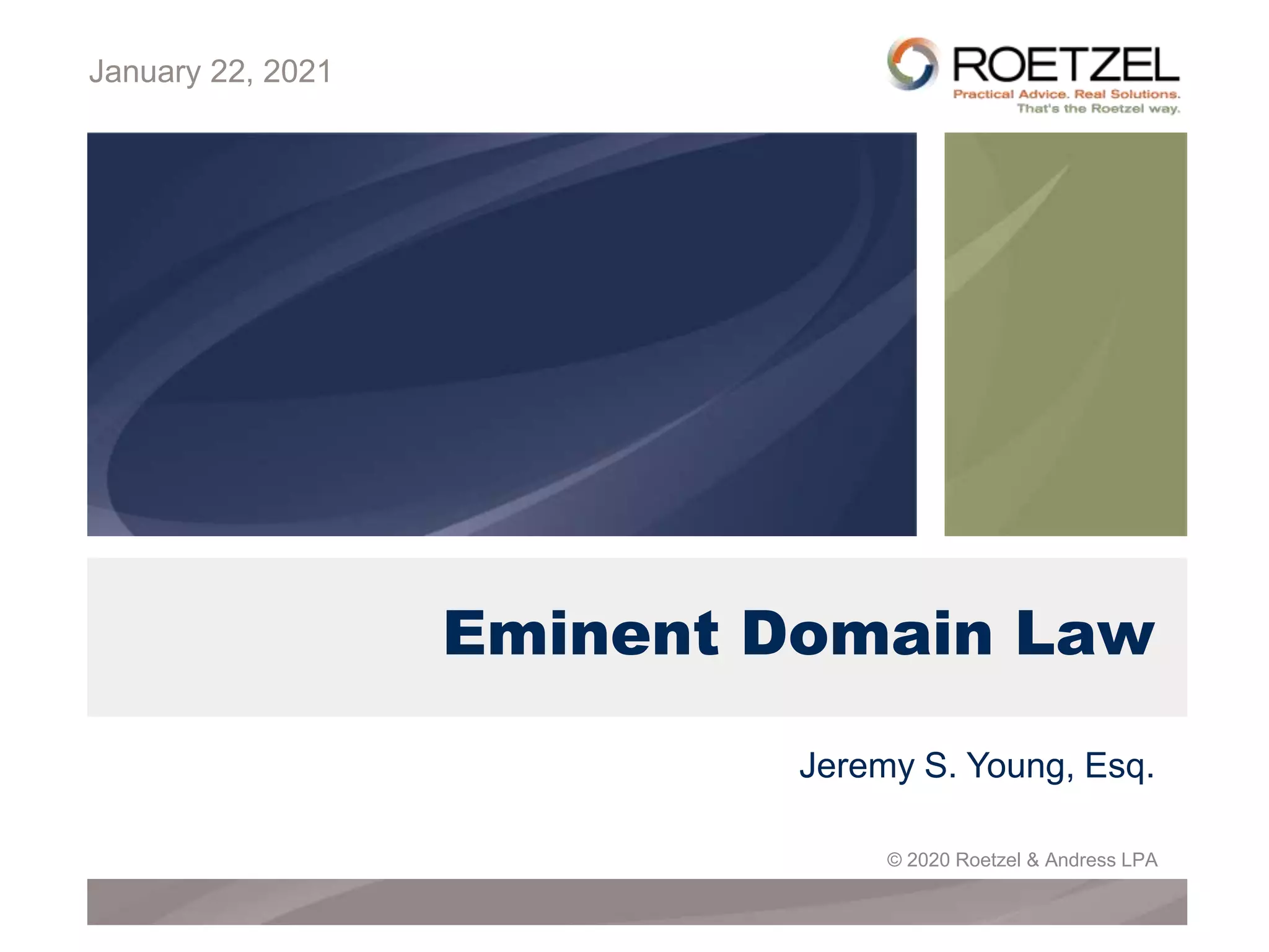 Eminent Domain Law | PPT