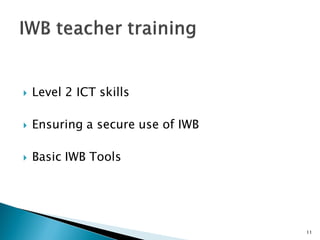 IWB training | PPT